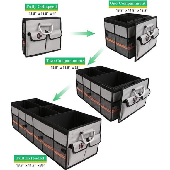 Storage & Organization | Big Car Trunk Cargo Organizer Suv Trunk ...